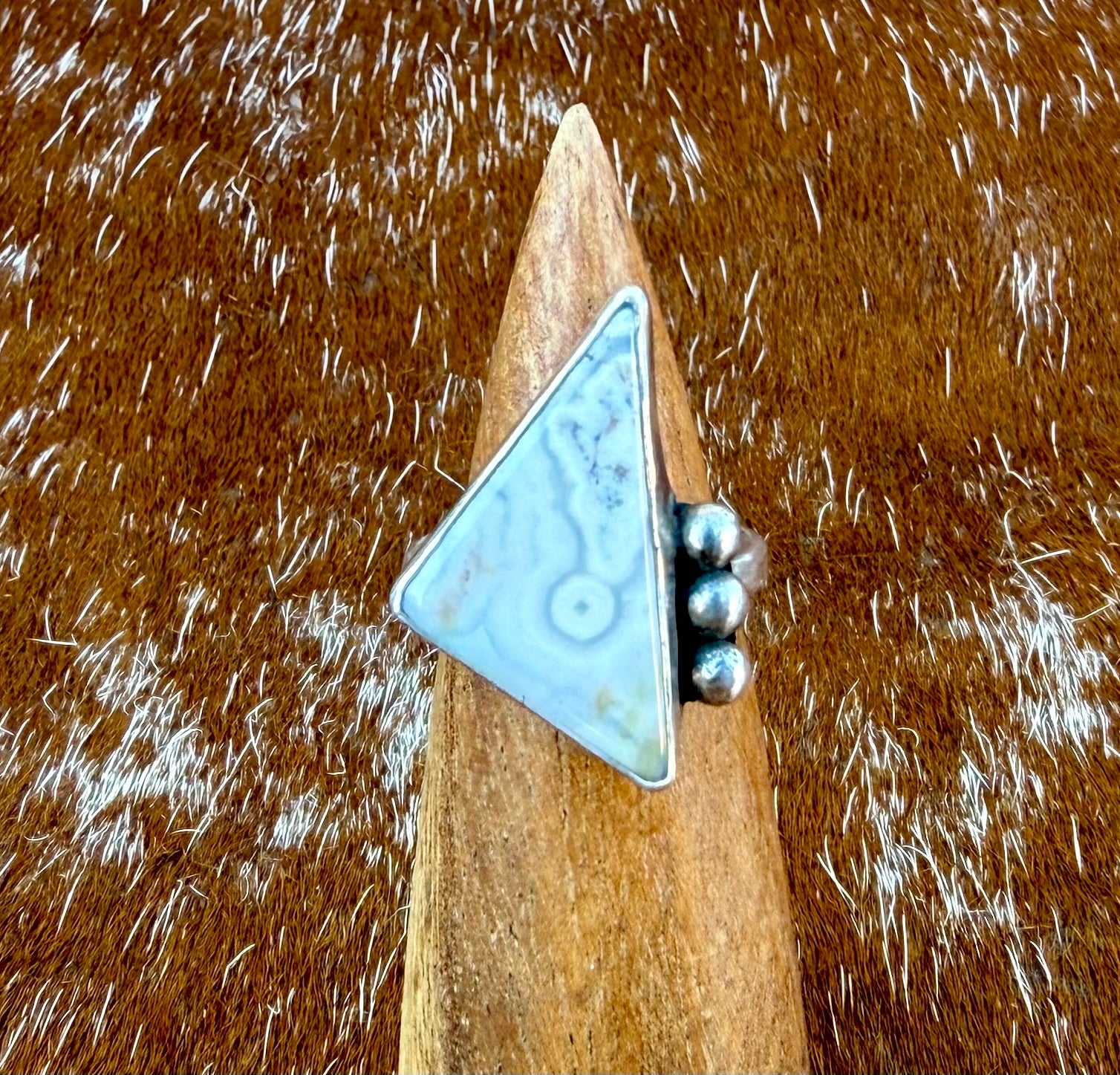 Ocean Jasper Ring – TRUE NORTH SILVER & STONE